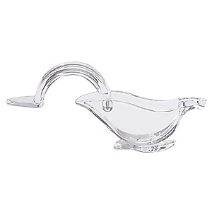 New Acrylic Manual Lemon Slice Squeezer, Portable Transparent Fruit Juicer, Elegance Bird Shape, Hand Juicer for Orange Lemon Lime Pomegranate (2Pcs)