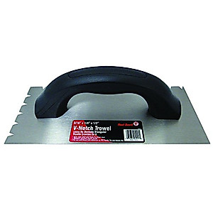 Red Devil 2093 3/16 inch x 1/4 inch x 1/2 inch V Notch Trowel
