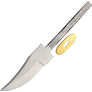 Knifemaking BL050-BRK Knife Blade Short Clip Pt