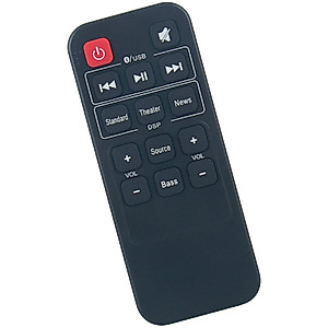 RMT-HSB318 Replacement Remote Control fit for Insignia Home Cinema Speakers NS-HSB318 Soundbar Home Theater Speaker NSHSB318
