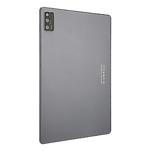 Airshi 10.1 Inch Smart Tablet, Gray Front 800W Rear 2000W Smartphone Tablet 8GB RAM 128GB ROM Support Offline GPS Dual Card Slot 100‑240V for Home Travel (US Plug)