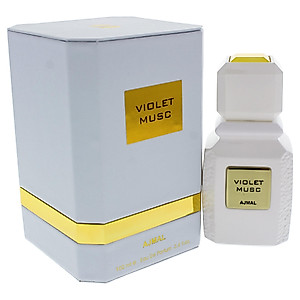 Ajmal Violet Musc, Eau De Parfum Spray, Unisex, Floral, 3.4 oz