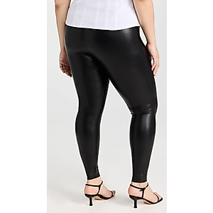 commando Women's Perfect Control Faux Leather Leggings, Black, M