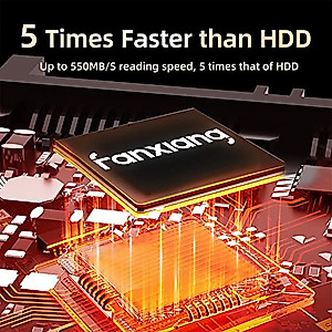 fanxiang 1TB SSD SATA III 2.5" Internal Solid State Drive, Read Speed up to 550MB/s, Reliable Storage for Laptop and PC