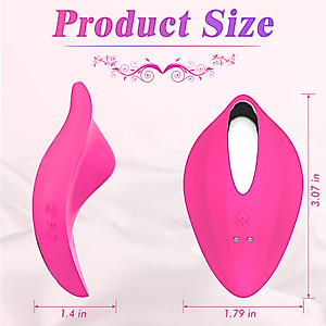 Wearable Panty Vibrators Adult Sex Toys for Women or Couples, Remote Control Clit Mini Vibrator with 12 Vibrating Modes Vibrating Panties Quite Rose Dildos Sex Machine