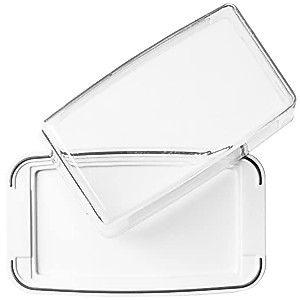 Progressive International Cheese ProKeeper BPA-Free Plastic Meal Holder, 8.75 in L x 3.6 in H x 4.75 in D, Ideal for Maintaining Fridge Organization