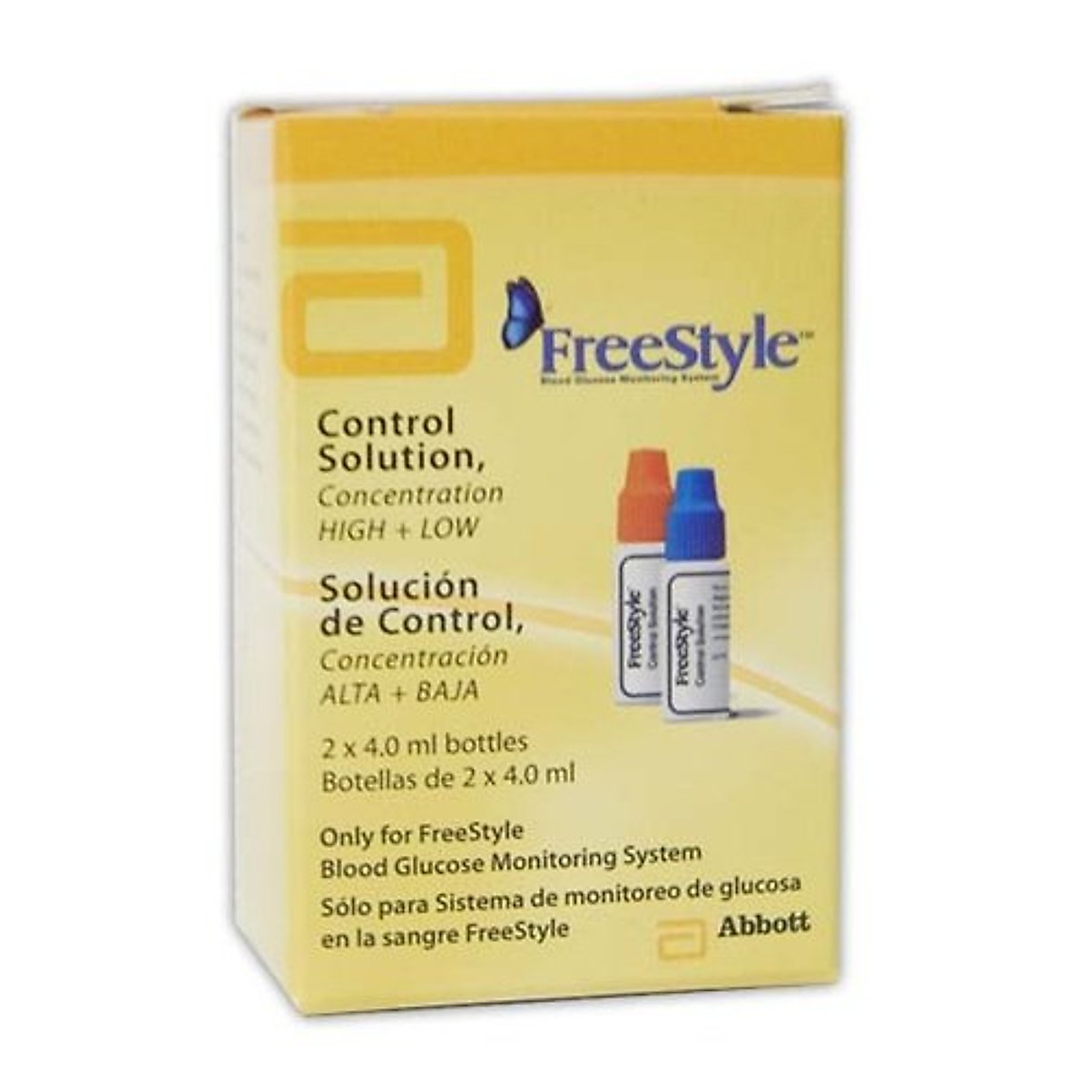 FreeStyle Control Solution High/Low - 2 x 4.0ml bottles