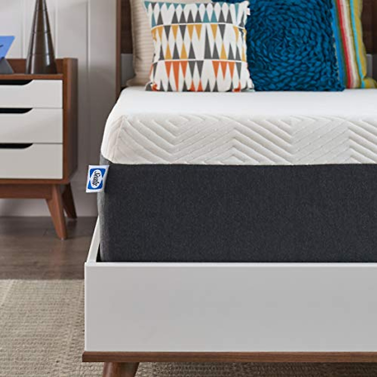 Sealy - Hybrid Bed in a Box - 12 Inch, Medium Feel, Twin XL Size, CopperChill Technology, CertiPur-US Certified, White