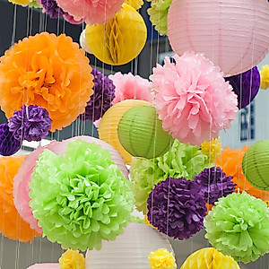 Morcheiong 60 Sheets Tissue Paper in 30 Colors Rainbow Tissue Paper Bulk Gift Wrapping for DIY Art Craft Floral Birthday Party Festival(20 x 14.5 inches /50 x 37cm)