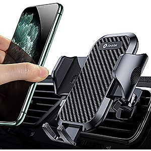 andobil Car Phone Holder Mount [2023 Upgraded] Smartphone Air Vent Holder Easy Clamp Hands-Free Compatible with iPhone 11 12 13 14 Pro Max 6 7 8 X XR XS SE Samsung Galaxy S23 Ultra S22 S21 Note 20