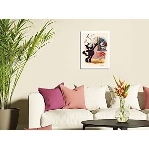 Felix The Cat - Vintage Cartoon by Otto Messmer c.1920s - Master Art Print (Unframed) 9in x 12in