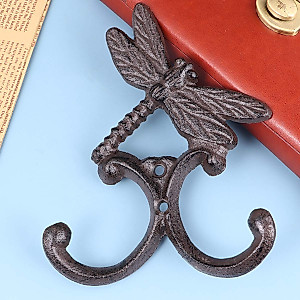 GANAZONO Unique Animal Shape Iron Wall Hook Coat Hanger for Home Office Door Back Wall Hanging Hook