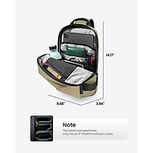 tomtoc Compact EDC Sling Bag, Chest Shoulder Crossbody Bag for 11 inch 2025 iPad A16, iPad Air M3&M2, iPad Pro M4, M2&M1, Nintendo Switch/OLED, Slim Lightweight Daypack for Daily Use - XS Size