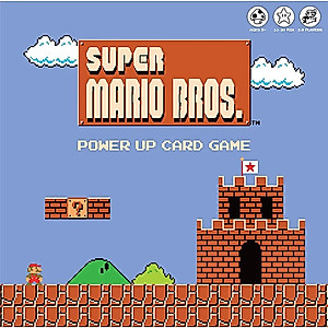 Super Mario Bros Power Up Card Game | Super Mario Brothers Video Game Nintendo NES Artwork | Fast paced Card Games | Easy to Learn and Quick to Play