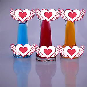 Ricawa Creative Wine Glasses - Wine Glasses Set of 6 - Funny Novelty Stem Shape Cocktail Wine Glass for Bars Night Clubs Bachelorette Party Birthday Decor