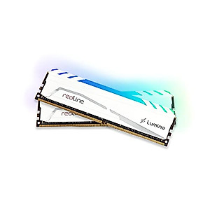 Mushkin Redline RGB White - DDR4 UDIMM - 64GB (2x32GB) 3600MHz CL-16-288-pin1.35V Desktop Ram - Non-ECC - Dual Channel - Lumina Heatsink (MLB4C360GKKP32GX2)
