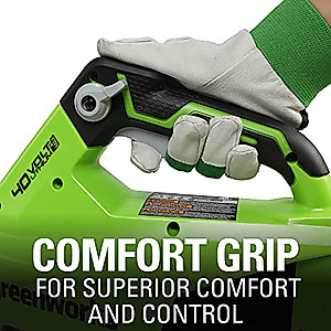 Greenworks 40V (120 MPH / 450 CFM) Cordless Axial Blower, 4Ah USB Battery (USB Hub) and Charger Included