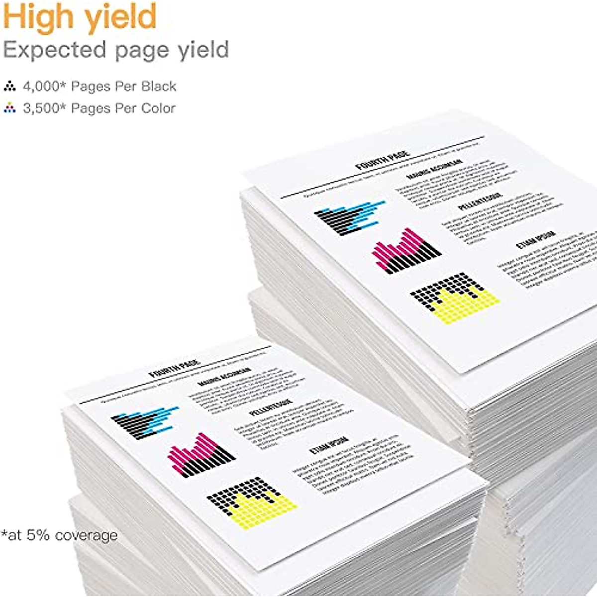 E-Z Ink (TM) Compatible Toner Cartridge Replacement for Brother TN336 TN-336 TN331 Compatible with HL-L8350CDW MFC-L8850CDW MFC-L8600CDW HL-L8350CDWT HL-L8250CDN (Black Cyan Magenta Yellow, 5 Pack)