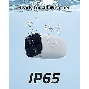 eufy Security, SoloCam E40, Outdoor Security Camera, WiFi, Wireless, Wire-Free, Advanced AI Person-Detection, Two-Way Audio, 2K Resolution, 90dB Alarm, IP65 Weatherproof, No Monthly Fee (Renewed)