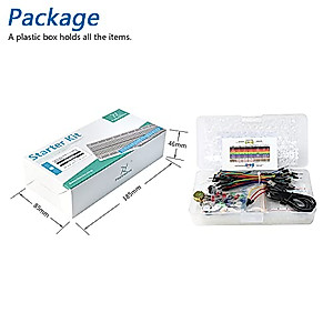 Freenove Basic Starter Kit for ESP8266 (Included) (Compatible with Arduino IDE), ESP-12S Onboard Wi-Fi, MicroPython C Code, 339-Page Detailed Tutorial, 140 Items, 50 Projects