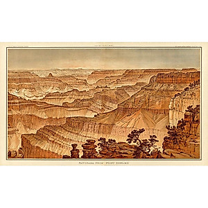 ArtDirect Grand Canyon - Panorama from Point Sublime 10x6 UnFramed Art Print Poster Ready for Framing by Holmes, William Henry