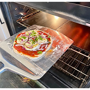 Gunner Ridge - Oven/Grill Pizza Steel - Pre-Seasoned Carbon Steel Oven & Grill Cookware, 10" x 13.5" x 1/4", Made in USA