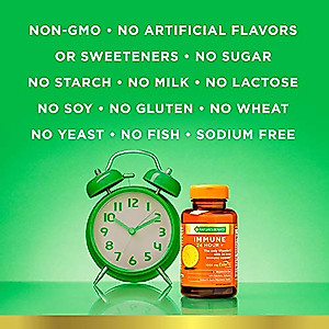 Nature's Bounty Immune 24 Hour +, The only Vitamin C with 24 Hour Immune Support from Ester C, Rapid Release Softgels, 50 Count
