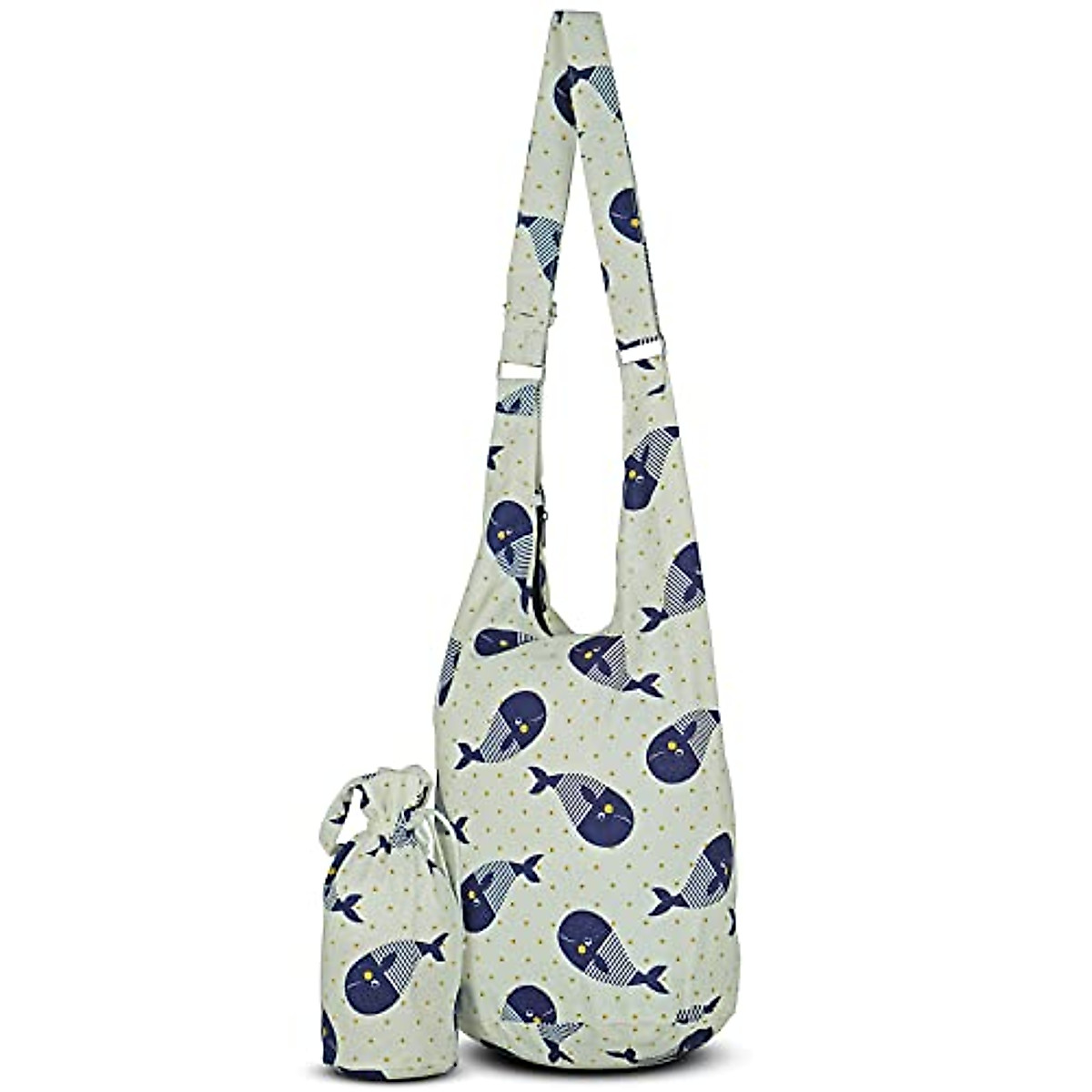 Crossbody Bags For Women Crossbody Purse Hobo Bags For Women Aesthetic Shoulder Tote Bag With Zipper And Small Sack Bag (Little Whale)