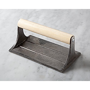 Outset Bacon Press, 6.75 Inches, Metallic