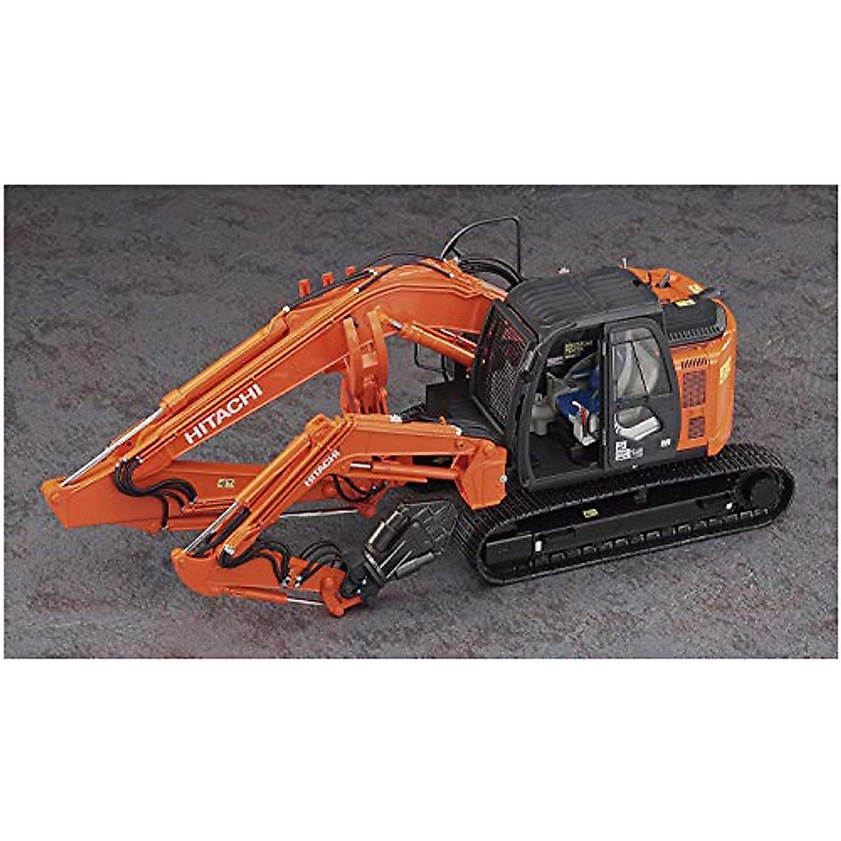 Hasegawa HSW04 1:35 Scale Hitachi Double Arm Construction Machine Astaco Neo Plastic Model