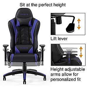 STAPLES 24326200 Vartan Gaming Chair Blue