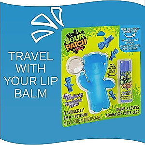 Taste Beauty Sour Patch Kids Blue Raspberry Lip Gloss Keychain