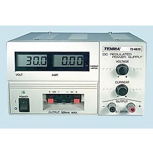 Bench Power Supply, Single, Adjustable, Fixed, 3 Output, 0 V, 30 V, 0 A, 3 A
