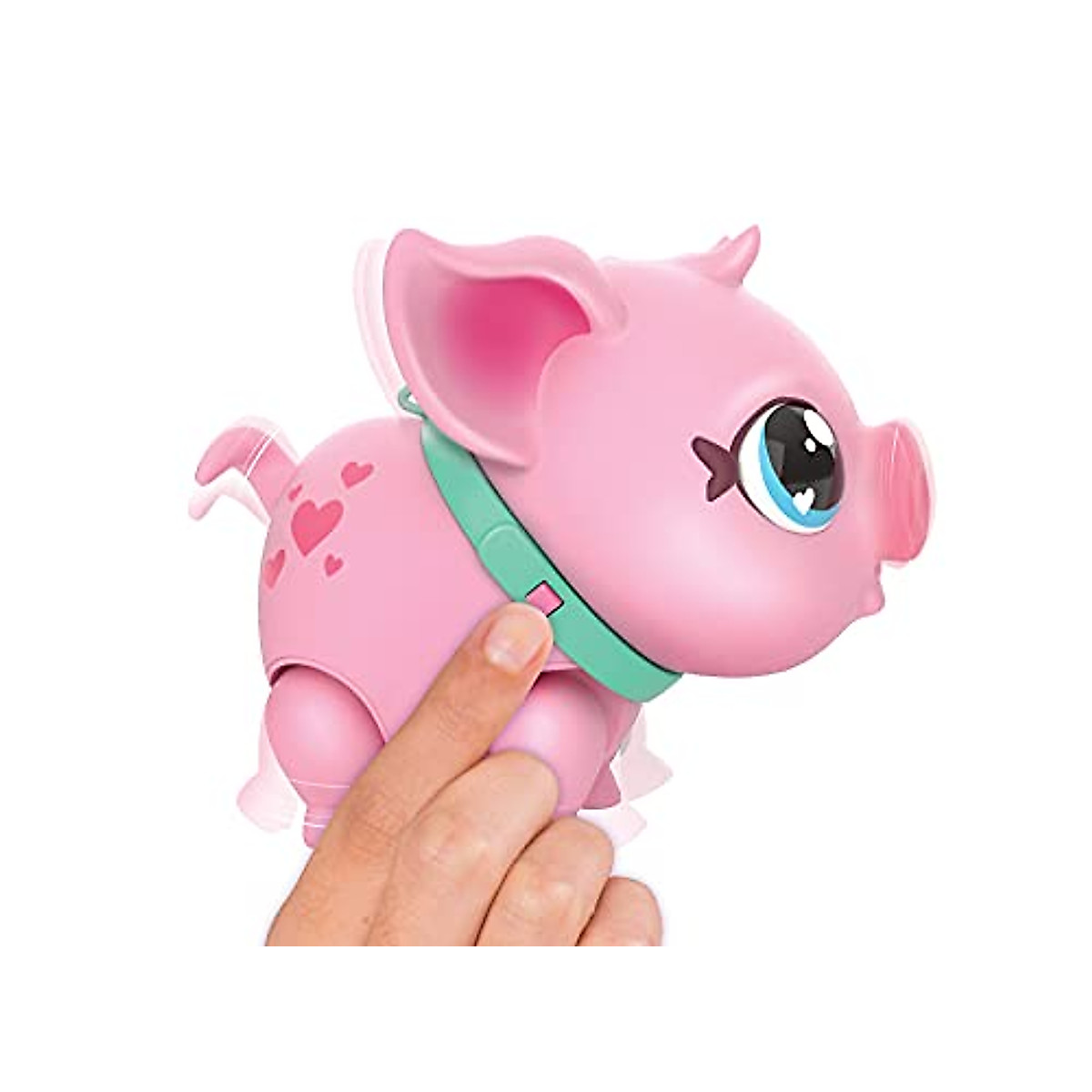 Little Live Pets - My Pet Pig: Piggly | Soft and Jiggly Interactive Toy Pig That Walks, Dances and Nuzzles. 20+ Sounds & Reactions. Batteries Included. for Kids Ages 4+