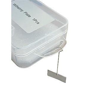 VTSYIQI Surface Tension Meter Platinum Plate Board Platinum Board Pt Board Method with With 10mm Wide Pt Size 24mm Long 0.15mm Thick for Interfacial Tensiometer Liquid Surface Tensiometer