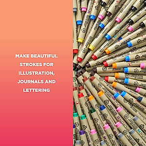 Sakura Pigma Micron 005 8 Color Set Water Based Pigment for Illustration