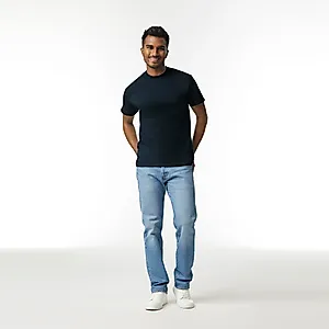 Gildan Adult Ultra Cotton T-Shirt, Style G2000, Multipack, Black (10-Pack), X-Large