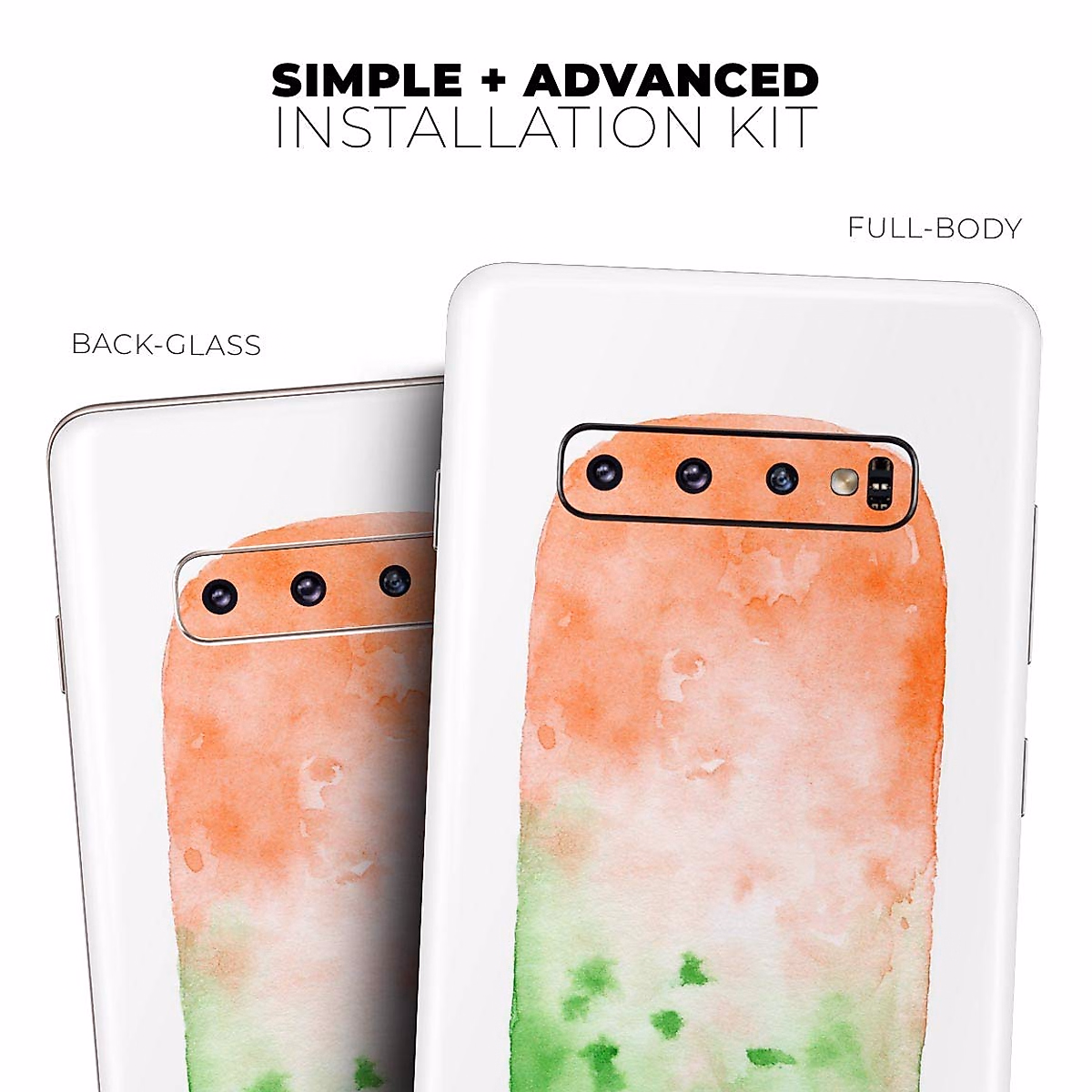 DesignSkinz Summer Mode Ice Cream v8 Protective Vinyl Decal Wrap Skin Cover Compatible with The Samsung Galaxy S20 (Screen Trim & Back Glass Skin)