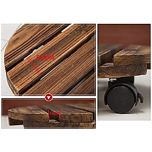 Plant Caddy Square Plastic Plant Pot Trolley Large Plant Pot Mover Dolly Garden Flower Pot Stand On Wheels Heavy Duty Plant Pot Caddy On Wheels Plant Pot Saucers With Wheels And Drainage Holes Indoor