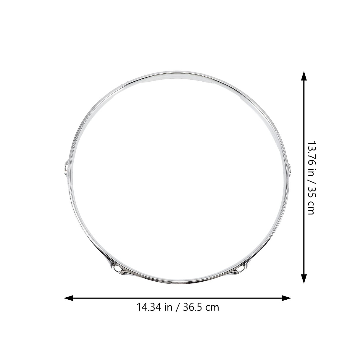 Vaguelly Snare Drum Circle Snare Drum Side Snare Drum Supplies Drum Hoop Rim Replacement Parts for Accessories for Music Accessories Durable Snare Drum Steel Tool Student Musical Instrument