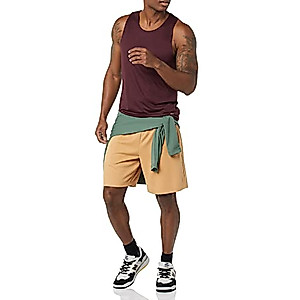 Amazon Essentials Men's Tech Stretch Tank Baselayer, Burgundy, XX-Large