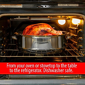 Precise Heat KTROAST3 Roaster, 20 inches, Stainless Steel