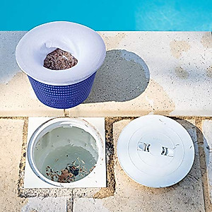 ALLADINBOX 30-Pack of Skimmer Socks For unisex-adult - Filters Baskets, Skimmers Cleans Debris and Leaves for In-Ground and Above Ground Pools, White