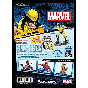 Metal Earth X-Men Wolverine 3D Metal Model Kit Fascinations