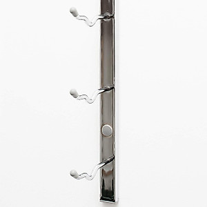 VintageView W Series One-Sided Floating Wine Rack Kit (42 Bottles, Chrome Plated) Stylish Modern Wine Storage with Label Forward Design