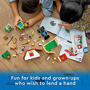 LEGO City Barn & Farm Animals 60346 Building Toy Set for Kids, Preschool Boys and Girls Ages 4+ (230 Pieces)