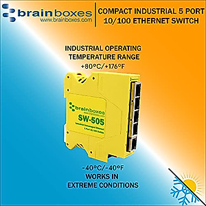 Brainboxes Ethernet Switch 5 Port SW-505