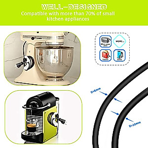 4 Pack Cord Organizer for Kitchen Appliances Cord Winder Wire Wrapper Around Cord Holder Compatible with Kitchen Stand Mixers Coffee Maker (4)