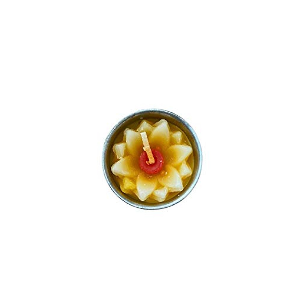 Lotus Flower Tealight Candles Scented Tea Lights Aromatherapy Relax Candles for Birthday Party and Wedding Favor Decoration Pack of 10 Pcs.