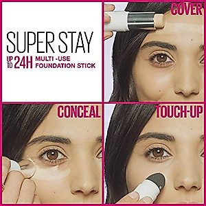 Maybelline New York Super Stay Foundation Stick for Normal To Oily Skin, Deep Bronze, 0.25 Ounce
